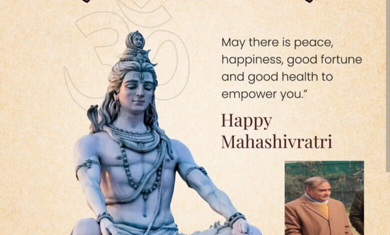 Javid Kakroo Extends Herath/Maha Shivratri Greetings, Emphasizes Unity ...